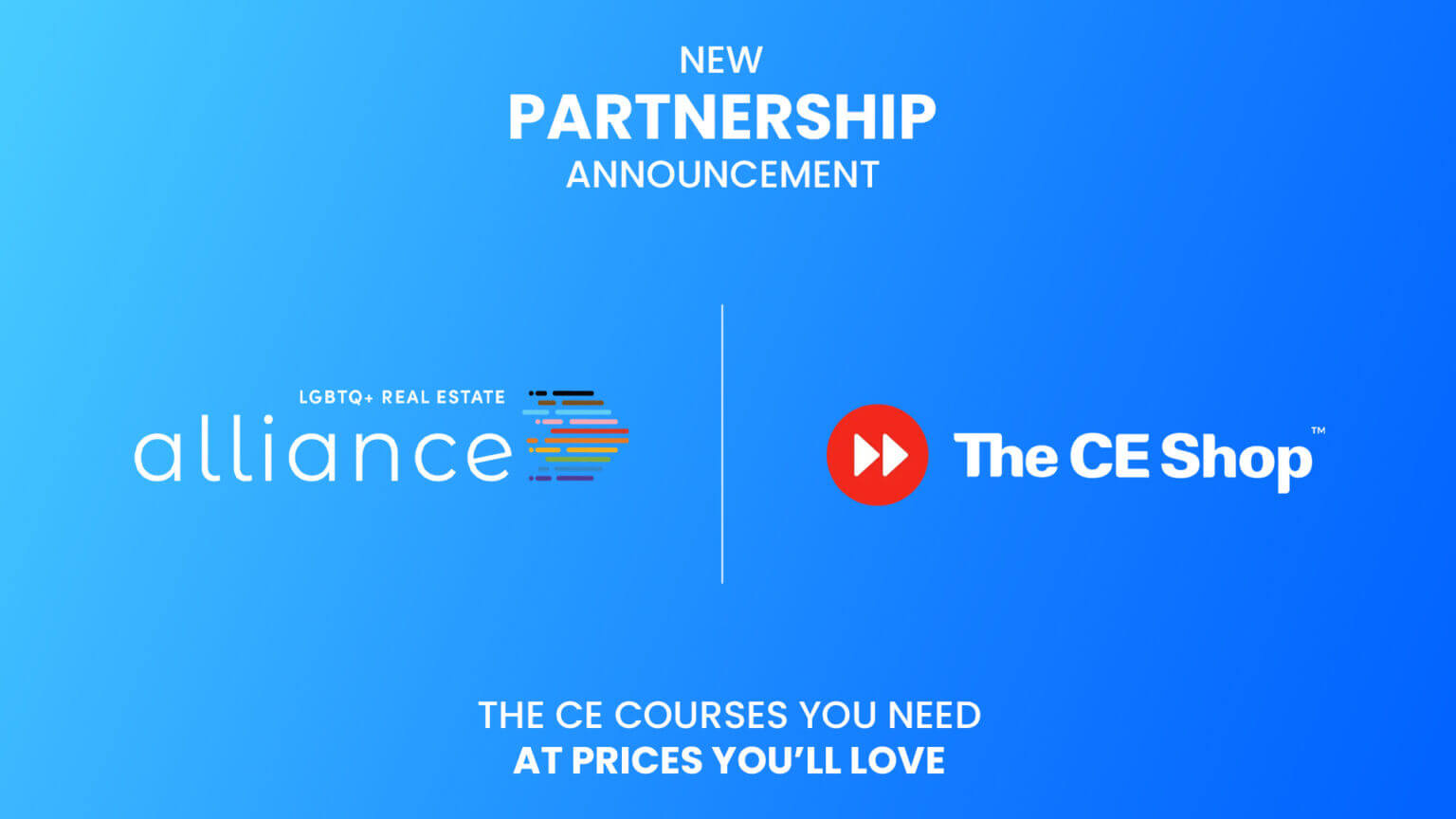 CE Shop Alliance Discount: Real Estate CE Courses - LGBTQ+ Real Estate ...